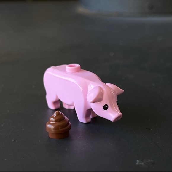 Lego | Toys | Lego City Pig Adult Poop Town Farm Animal Part Minifigure ...